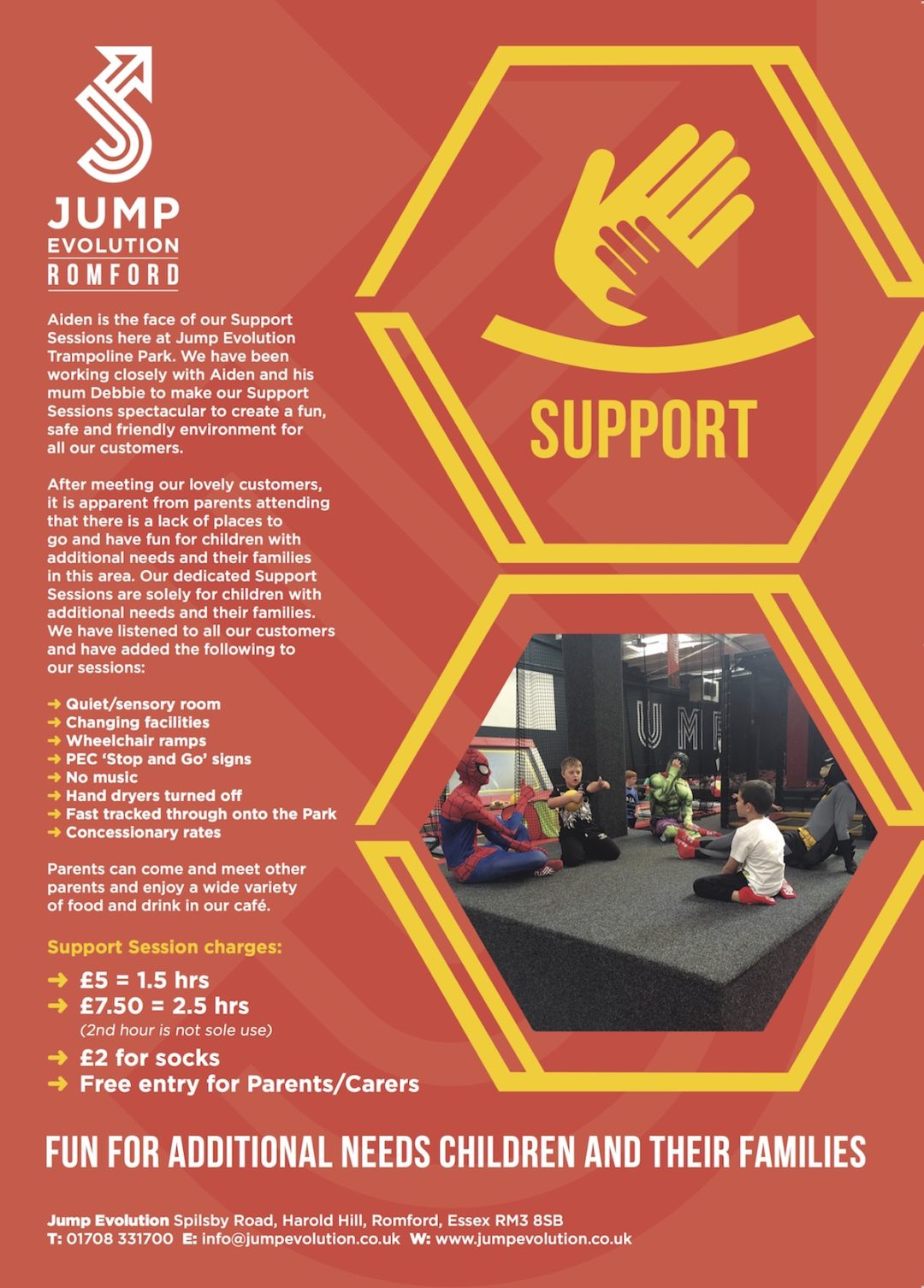 Autism and Special Needs Friendly Activity at Jump Evolution – RAGS